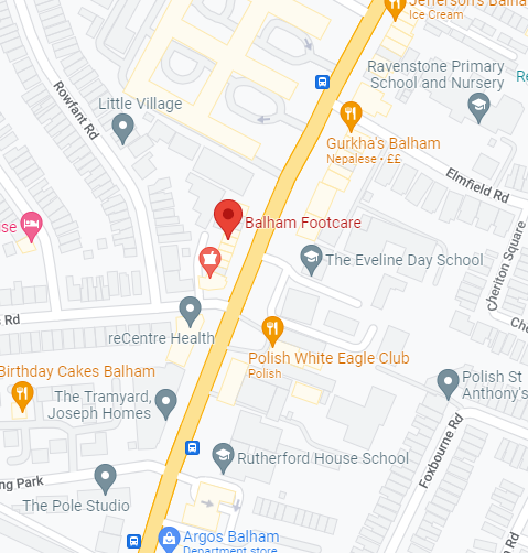 Clinic Location - Balham Footcare